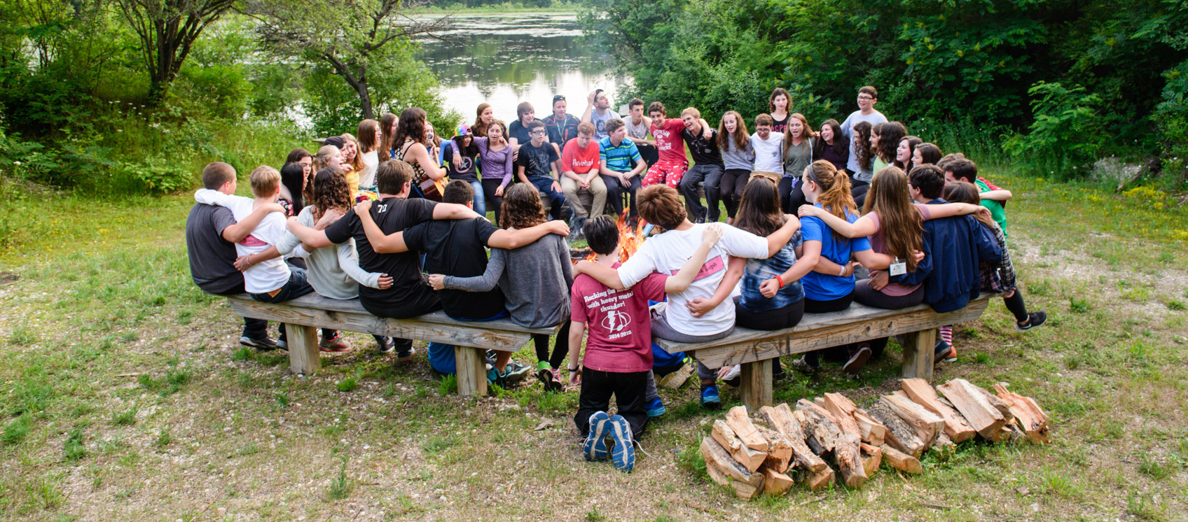 camp-fire-circle - Beber Camp